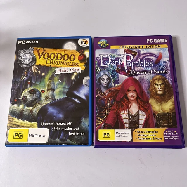 VOODOO CHRONICLES: FIRST Sign / Dark Parables Queen Of Sands PC Hidden ...
