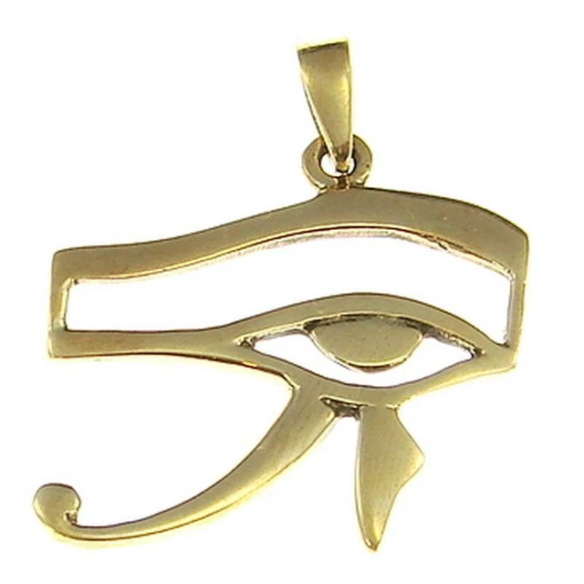 EGIPCIO OJO DE Horus Bronce Colgante Símbolo Joya - Nuevo EUR 9,60 ...