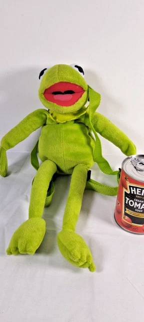 DISNEY THE MUPPETS Kermit The Frog Bag Backpack Small Plush Rucksack ...