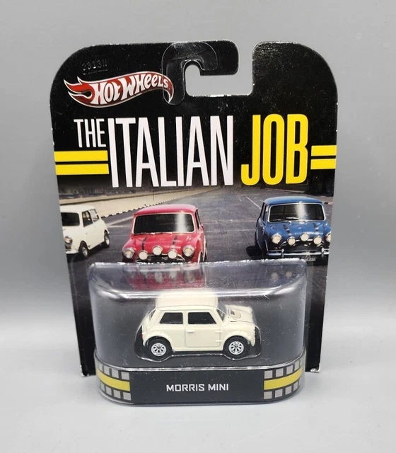 1/64 HOT WHEELS The Italian Job Morris Mini White Retro Entertainment ...