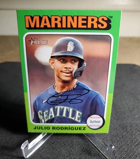CARTA BASE JULIO Rodriguez 2024 Topps Heritage Seattle Mariners EUR 1 ...