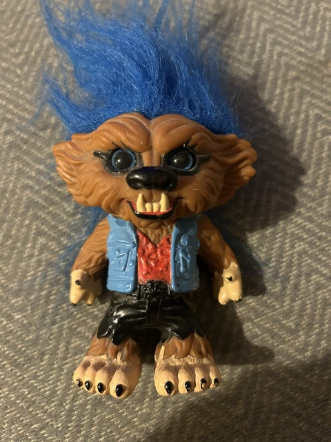 VINTAGE 1993 GALOOB Monster Trolls JACOB THE WEREWOLF 4" Troll Figure ...