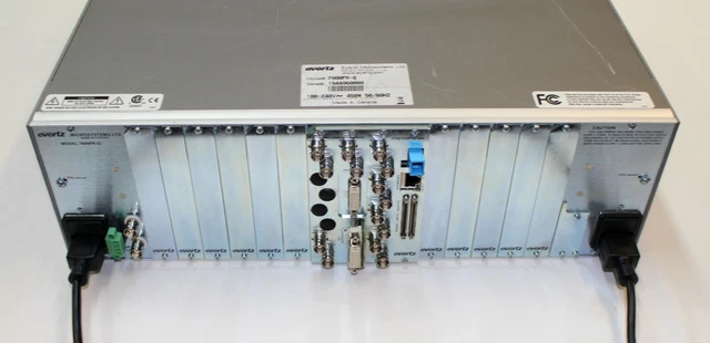 EVERTZ BROADCAST 7800FR-Q Multi Frame w 7767VIP12-SN & (1)77000V3 ...