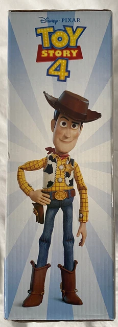 TOY STORY 4 Sheriff Woody Deluxe Pull-String Talking Action Figure ...