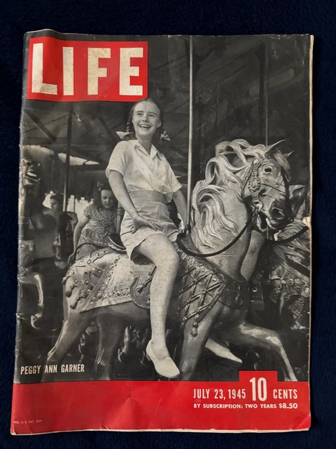 LIFE MAGAZINE JULY 23, 1945 Hitler Death And Underground Disabled ...