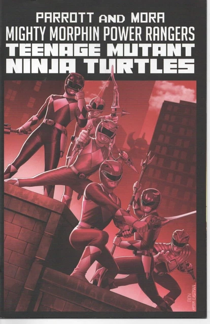 MIGHTY MORPHIN POWER Rangers Teenage Mutant Ninja Turtles Ii # 1 Homage ...