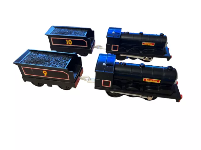 TOMY TRACKMASTER THOMAS & Friends Tank Engine Donald & Douglas tested ... TOMY TRACKMASTER THOMAS & Friends Tank Engine Donald & Douglas tested ...