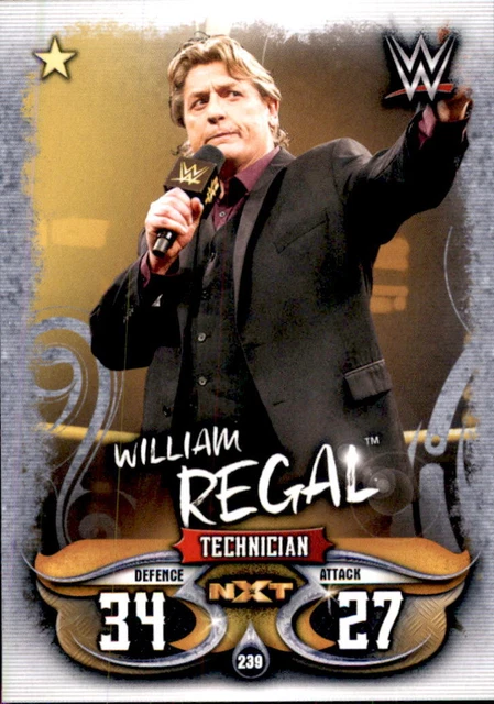 TOPPS SLAM ATTAX Live - Karte 239 - William Regal - NXT EUR 1,00 ...
