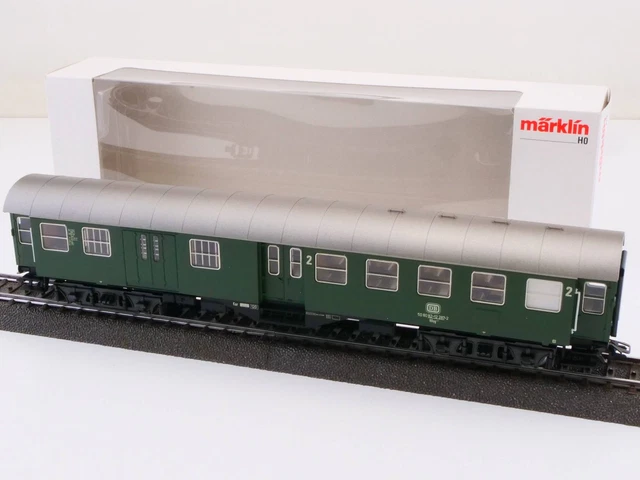MÄRKLIN 4133 CONVERSION Wagon 2. Class Luggage Compartment DB Kkk Mint ...
