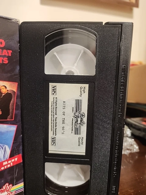 HITS OF THE 90's VHS Video Tape 1988 1992 ~ Rare Sony Music Special $9. ...
