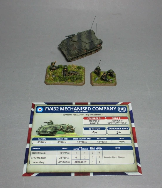 BF - TEAM Yankee - British Briten - 15mm - FV432 Mechanised Company HQ ...