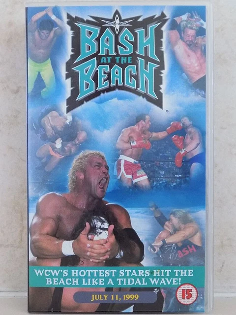 WCW BASH AT THE BEACH 1999 nWo VHS VIDEO TAPE PAL WWF WWE SID VICIOUS STING ECW £6.99 - PicClick UK