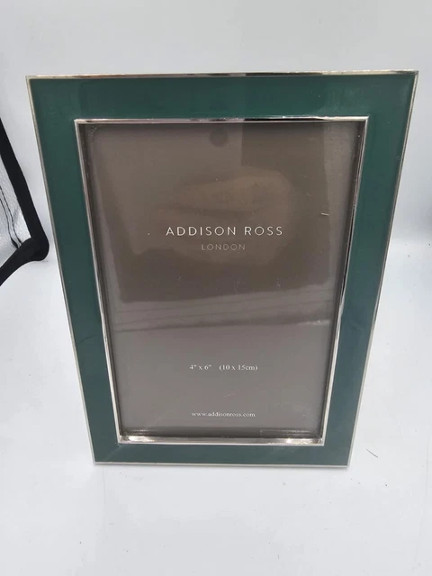 ADDISON ROSS GREEN Enamelled 6 x 4 Inch Photo Frame £2.99 - PicClick UK