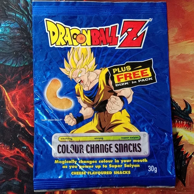 DRAGONBALL Z - Colour Change Snacks - Tazo Chip Packet - Excellent ...
