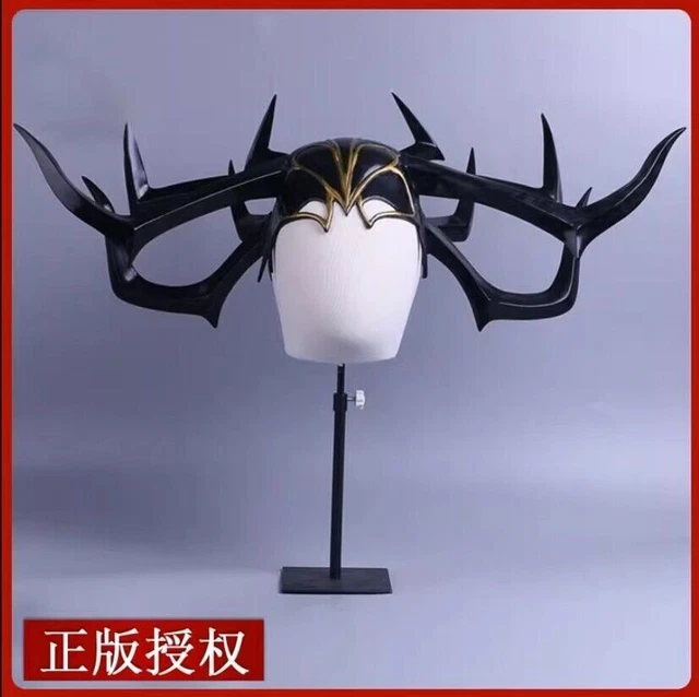 THOR：RAGNAROK HELA PVC Helmet Adult Cosplay Mask Props Evil Horn Hat ...