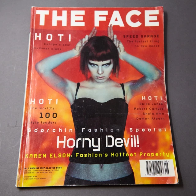 THE FACE MAGAZINE - Volume 3 - Number 7 - August 1997 - Karen Elson £7. ...