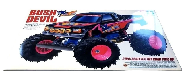VINTAGE 1991 TAMIYA Bush Devil 1/10 RC Off Road Truck Kit w ESC Japan ...