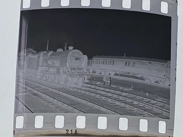 STEAM LOCOMOTIVE LOCO C156 Britsh Rail Railway Negative Ref 3B-18 £3.99 ...