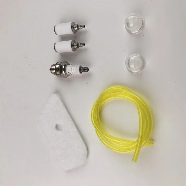 AIR FILTER PRIMER bulb Fuel line Spark plug for Husqvarna 128L 128CD ...