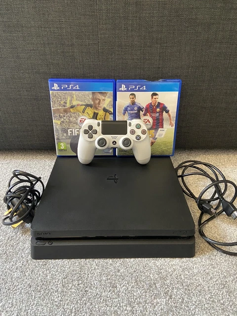 SONY PLAYSTATION 4 500GB Console - Black - With Controller - READ ...