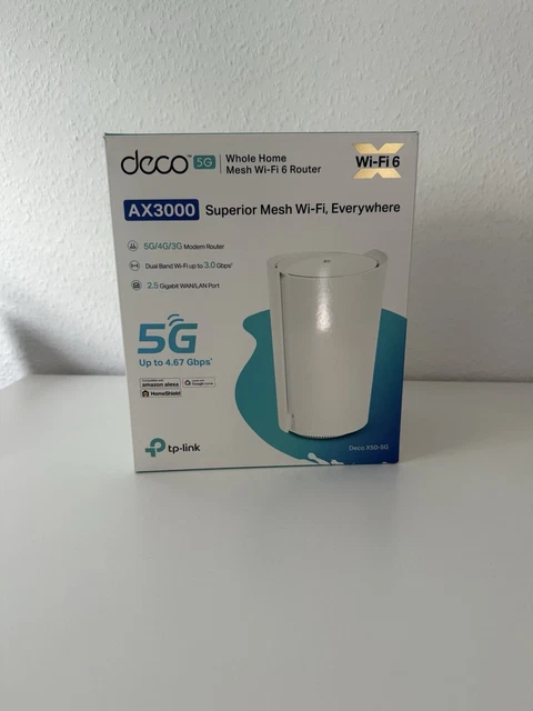 TP-LINK DECO X50-5G LTE WLAN Router, 5G Router SIM-Karte EUR 188,00 - PicClick DE