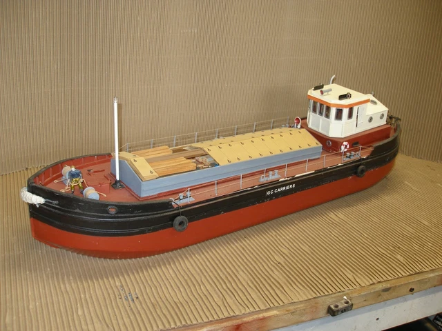 RADIO CONTROLLED MODEL boat Cargo Barge G C Carriers £78.68 - PicClick UK