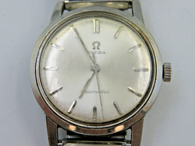 VINTAGE OMEGA SEAMASTER Swiss Made Men's Watch Silver Color, working ...