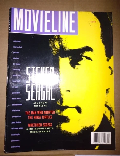 RARE BACK ISSUE - MOVIELINE Magazine April 1991 - STEVEN SEAGAL ...