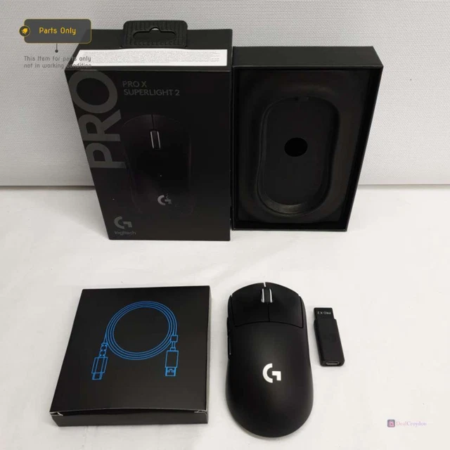 LOGITECH SUPERLIGHT 2 Pro X Wireless Gaming Hero 2 Lightspeed Mouse ...