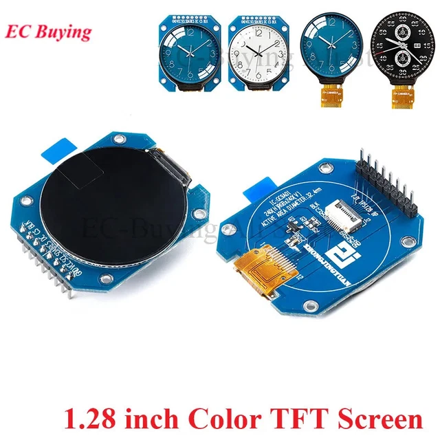 1.28& HD IPS TFT LCD 240x240 Round Display GC9A01 SPI for Arduino $7.43 ...
