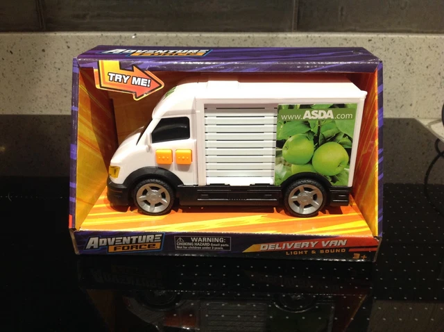 ADVENTURE FORCE ASDA Home Delivery Van Diecast Model Van Sounds ...