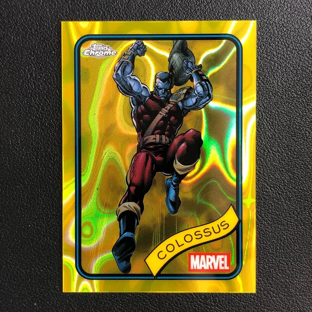 2025 TOPPS CHROME Marvel Colossus Yellow Lava #93 $9.79 - PicClick CA