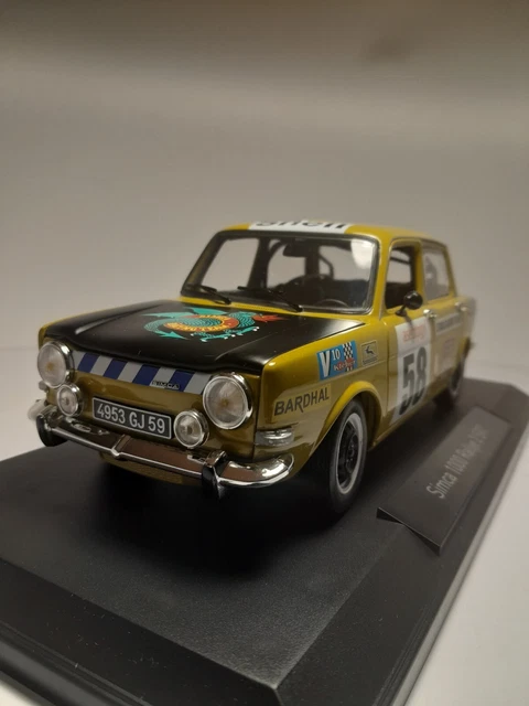 SIMCA 1000 RALLYE 2 Srt 1973 Norev 1/18 EUR 59,95 - PicClick FR