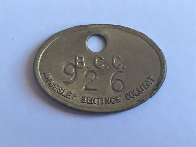 ORIGINAL ANNESLEY BENTINCK Colliery Pit Check Token Tally EUR 22,71 ...