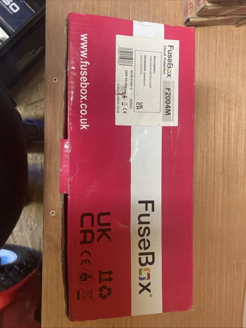 FUSEBOX F2004M 4 Way RCBO Consumer Unit £26.72 - PicClick UK
