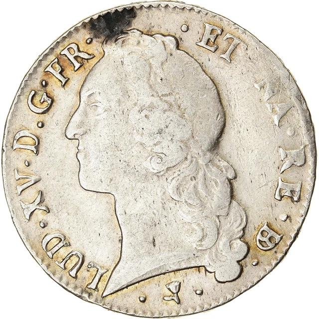 FRANCE, LOUIS XV, Ecu, Écu de Béarn au bandeau, 1768, Pau, "Collection ...