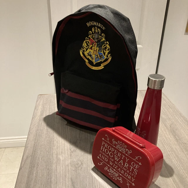 HARRY POTTER BACK to School Hogwarts Backpack Water Bottle And Lunchbox ...
