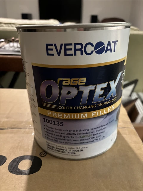 EVERCOAT 100135 RAGE Optex Premium Filler WITH HARDENER £66.02 ...