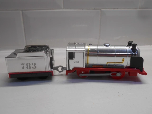 FISHER PRICE TRACKMASTER thomas the tank engine battery train merlin £6 ...