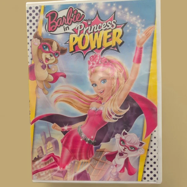 BARBIE IN PRINCESS Power Cartoon Animation Movie DVD 2015 Kids Sealed ...