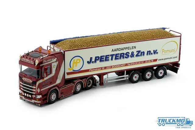 REMORQUE TEKNO PEETERS Scania Next Gen S580 Van der Peet incl. pommes ...