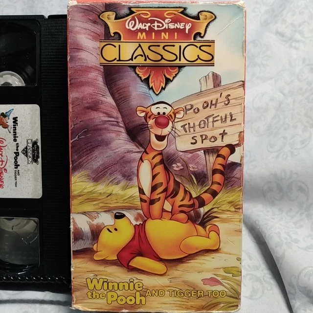 VINTAGE VHS 1991 Walt Disney Mini Classics Winnie the Pooh and Tigger ...
