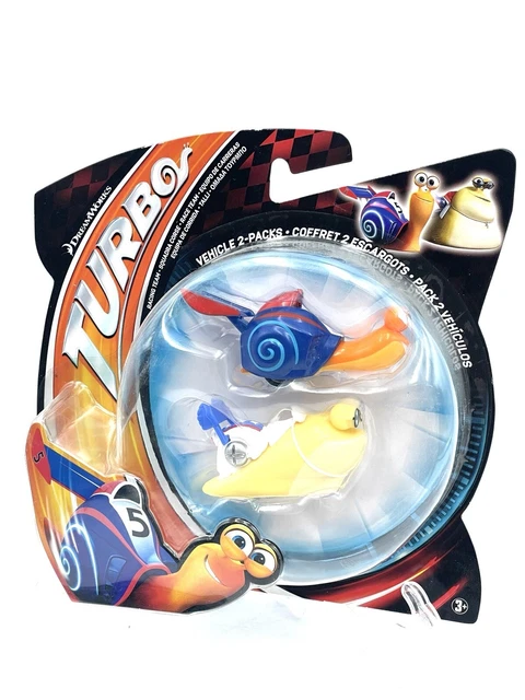 VINTAGE DREAMWORKS MATTEL Turbo 2 Pack Turbo Vs White Shadow #Mosc Ox £ ...