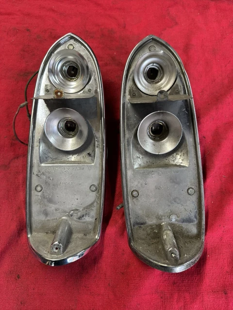 PAIR MGB rear lights - Original Lucas £18.00 - PicClick UK