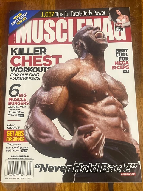 MUSCLEMAG BODYBUILDING MUSCLE magazine MORRIS MENDEZ 8-13 £5.00 ...