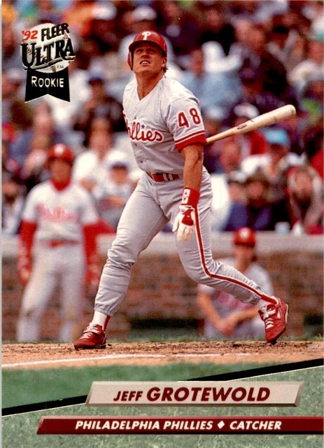 1992 ULTRA JEFF Grotewold recrue Philadelphia Phillies #545 EUR 2,17 ...