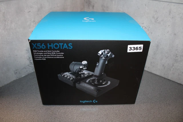 LOGITECH X56 HOTAS RGB Throttle and Stick Controller for Flight ...