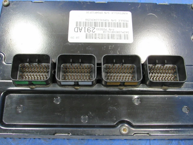 05 CHRYSLER PT Cruiser 2.4 AT ECU ECM PCM Engine Computer 05094462AA ...