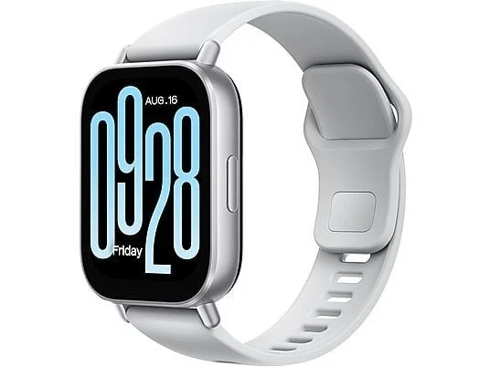 XIAOMI REDMI WATCH 5 Active Smartwatch 51 mm Silber Silikonarmband Weiß ...