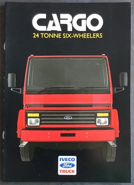 IVECO FORD CARGO 24 Tonne Six Wheelers Commercial Sales Brochure 1986 #C5/86 £11.99 - PicClick UK